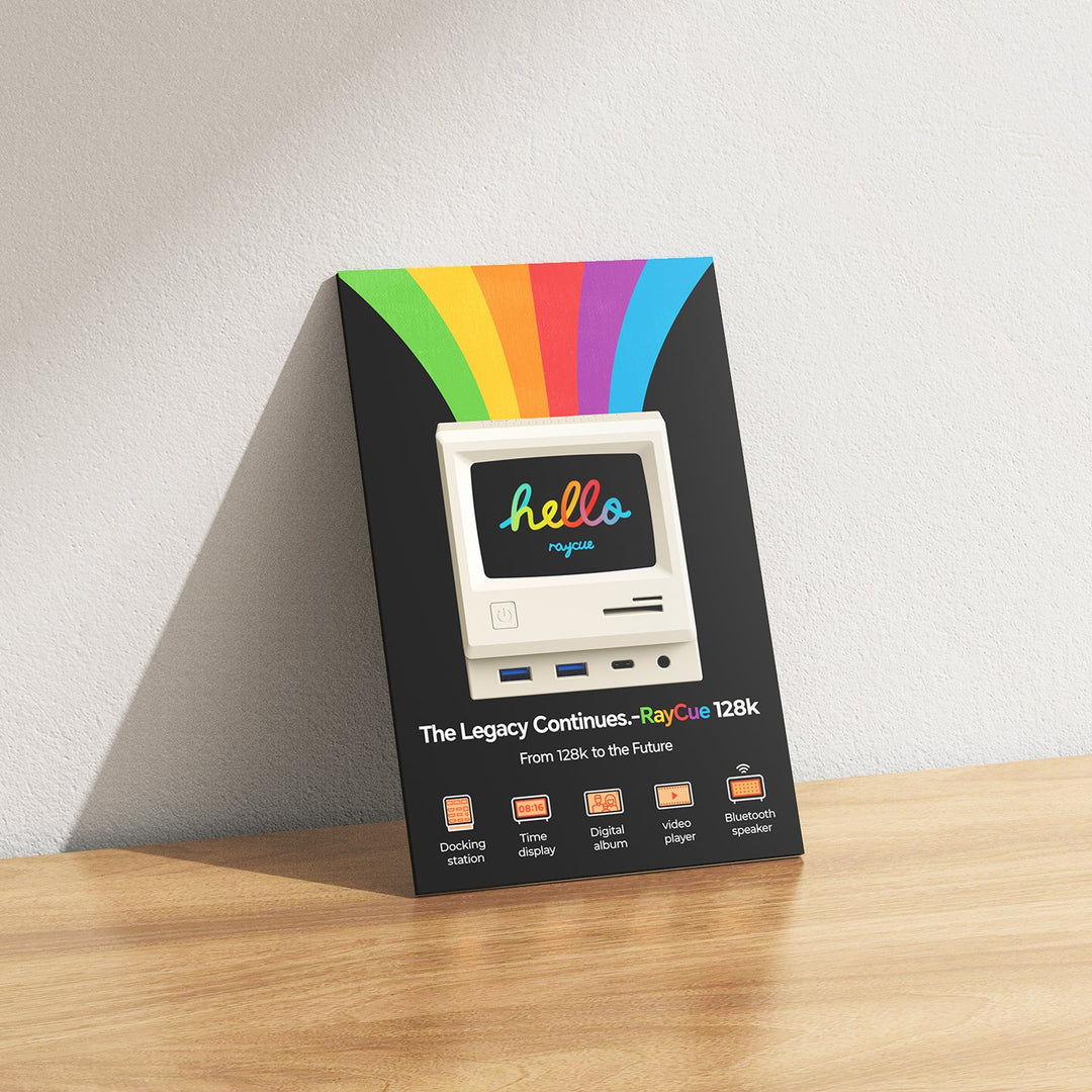 RayCue 128K: Docking Station 13 Cổng kết nối và Màn hình phong cách ...