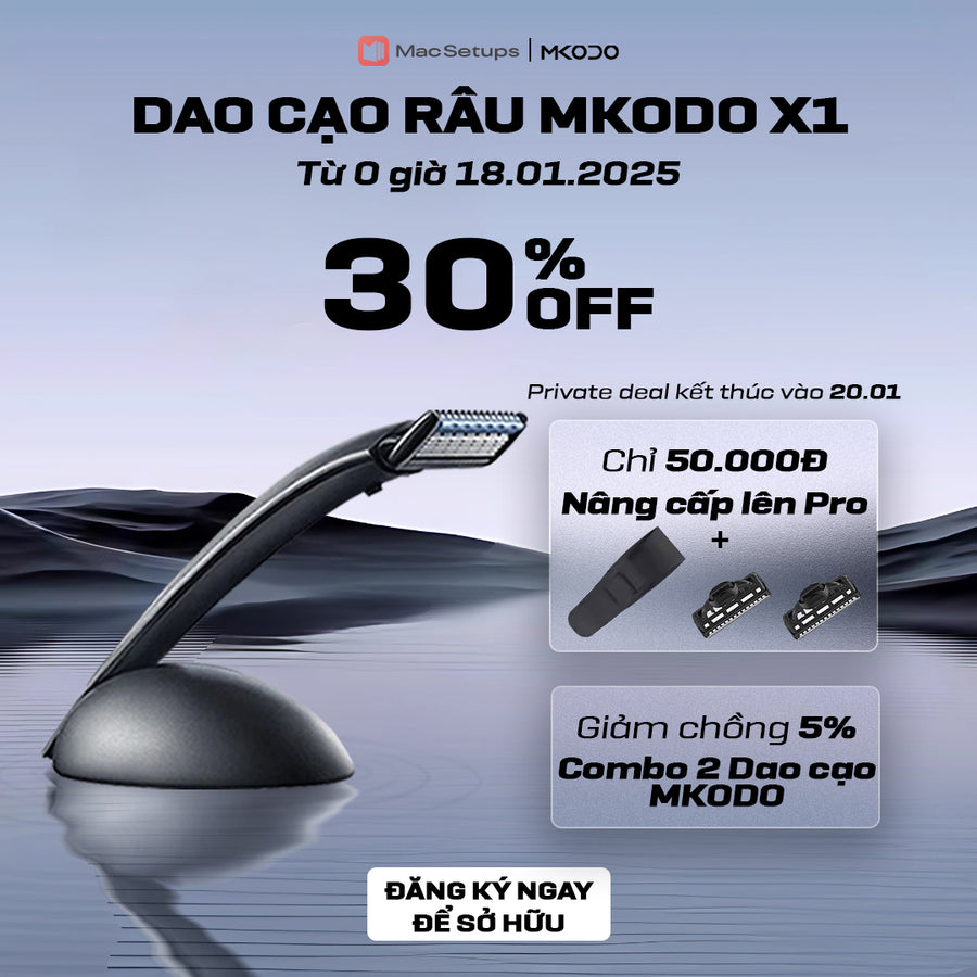 Dao Cạo Râu MKODO X1 Cao Cấp - Sự Lựa Chọn Hoàn Hảo Của Phái Mạnh – Mac ...