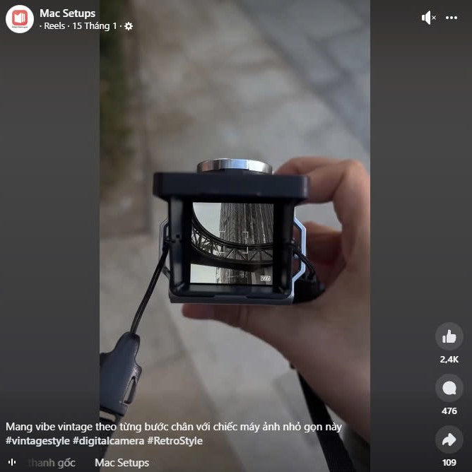 Máy Ảnh Kỹ Thuật Số Dual Lens Retro Nhỏ Gọn - Camera Du Lịch và Selfie ...