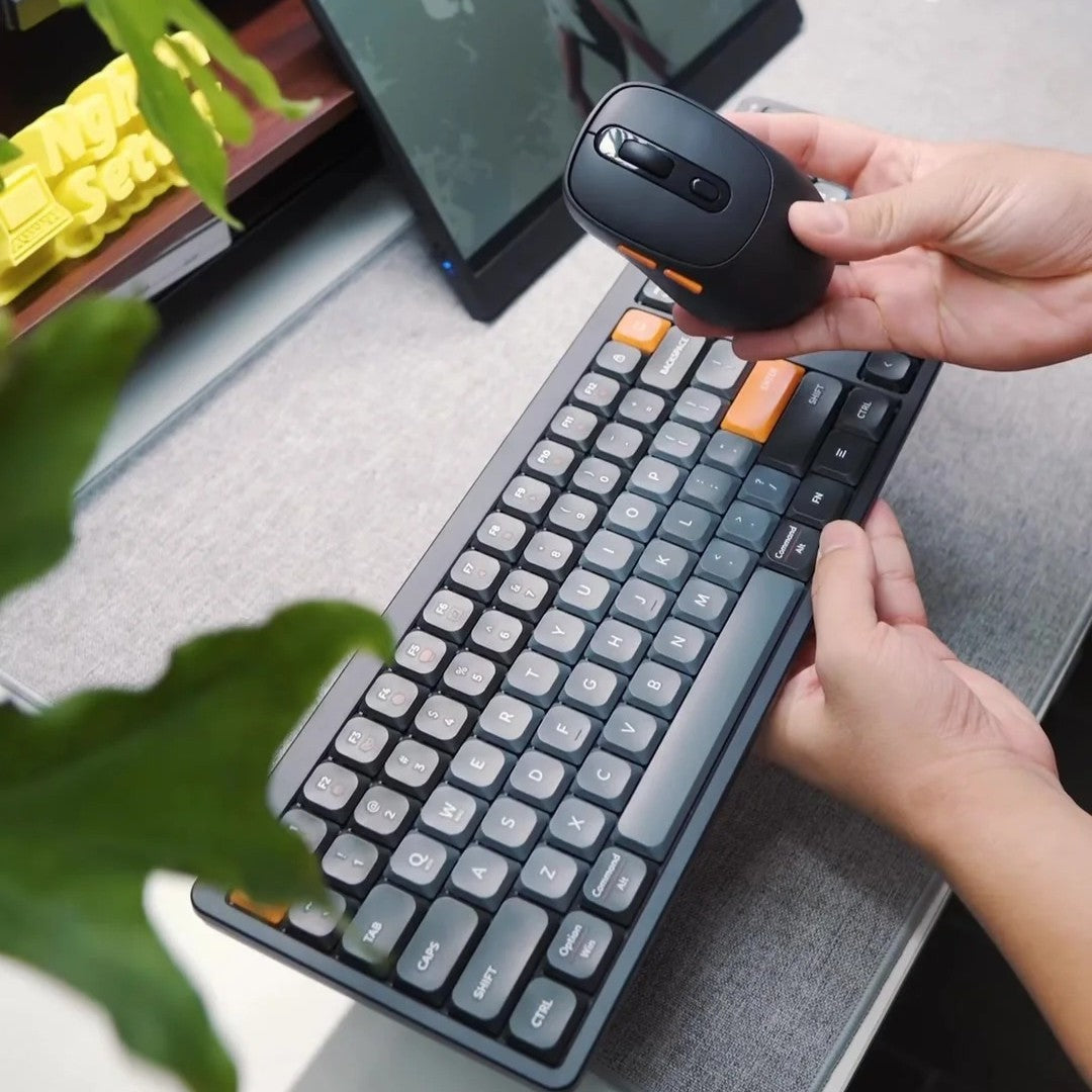 Bàn phím không dây HyperWork SilentKey | TS01 - Giải pháp gọn nhẹ, tối ...