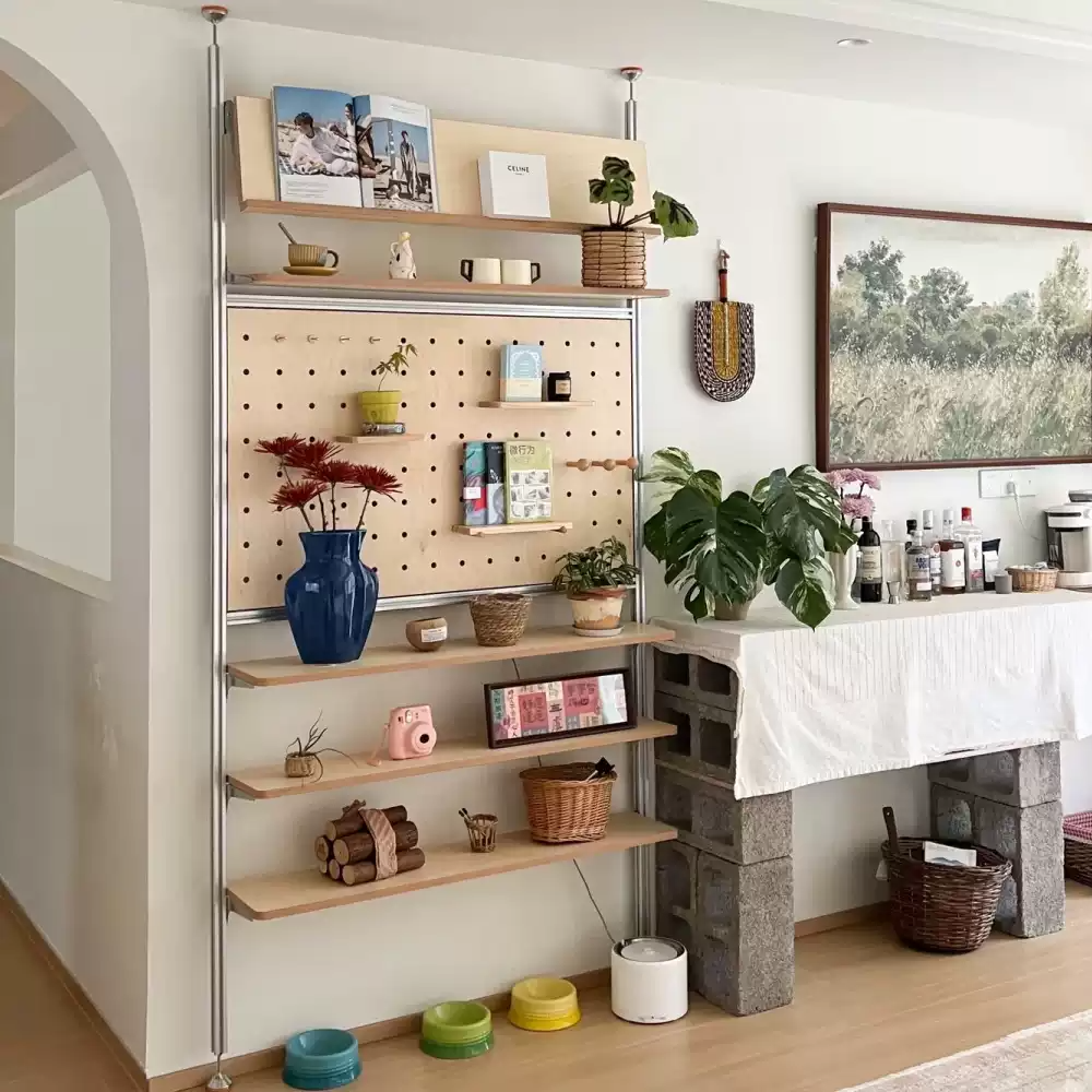 Kệ treo đồ đa năng DIY - Làm từ khung nhôm định hình, không khoan tườn ...