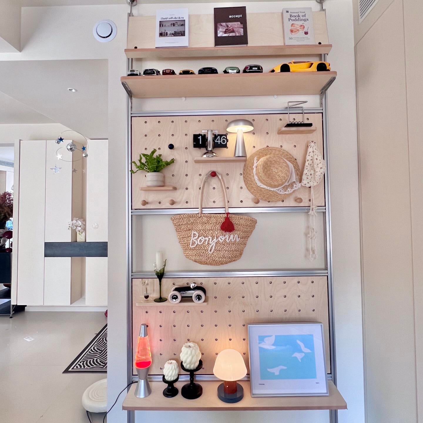 Kệ treo đồ đa năng DIY - Làm từ khung nhôm định hình, không khoan tườn ...